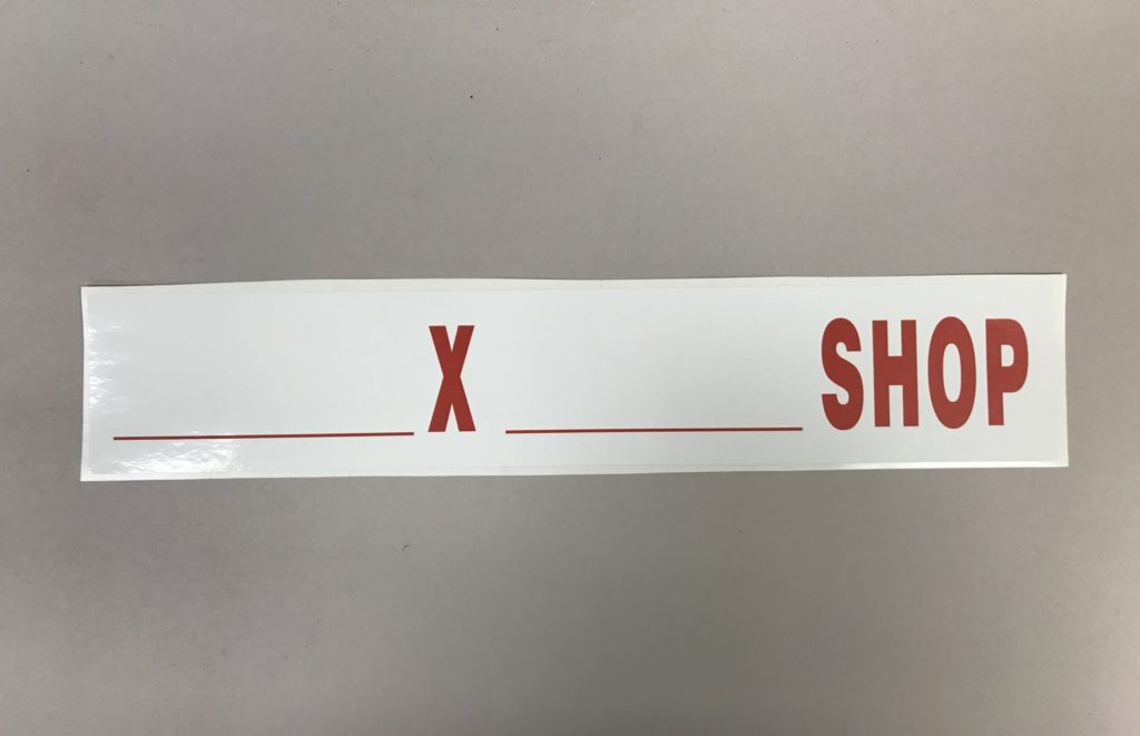 Sticker _ X _ Shop – R&W – Realty Shop